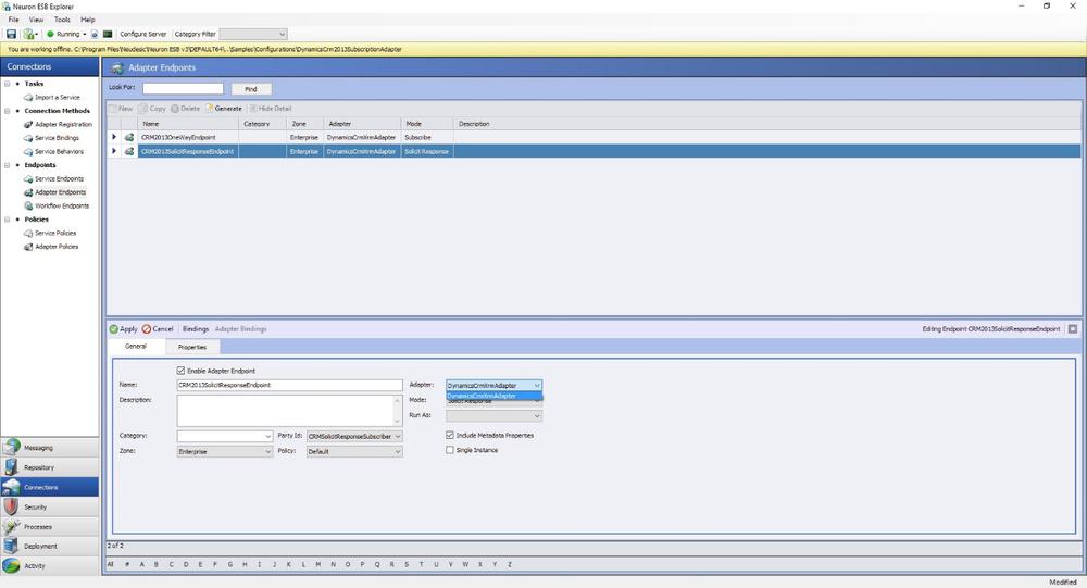 Dynamics CRM XRM Adapter