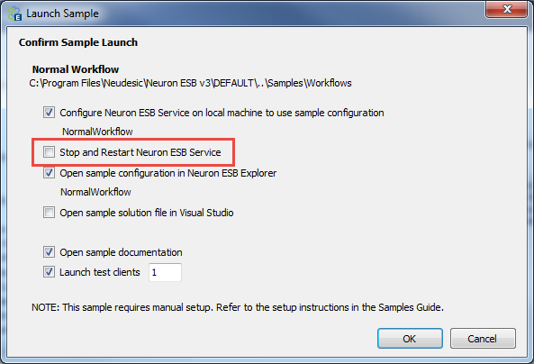 Configuring A Database For The Workflow Samples