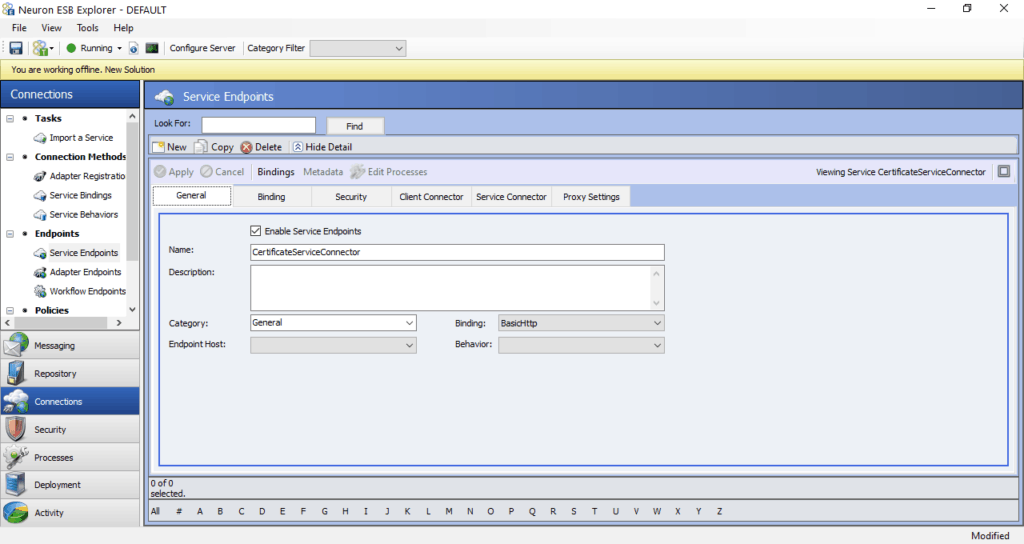 Configuring SSL - Peregrine Connect
