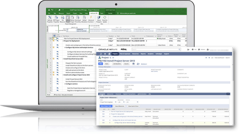 NetSuite PSA Microsoft Project Integration | Peregrine Connect