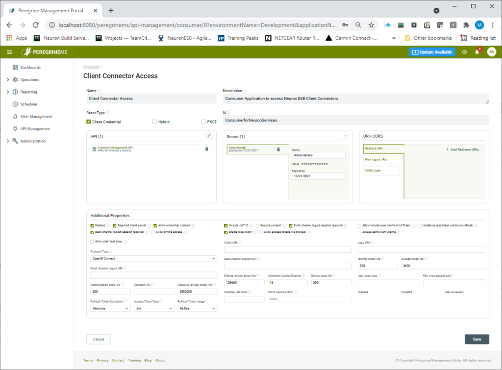 Peregrine Connect Management Suite 1.1 Released! - Peregrine Connect