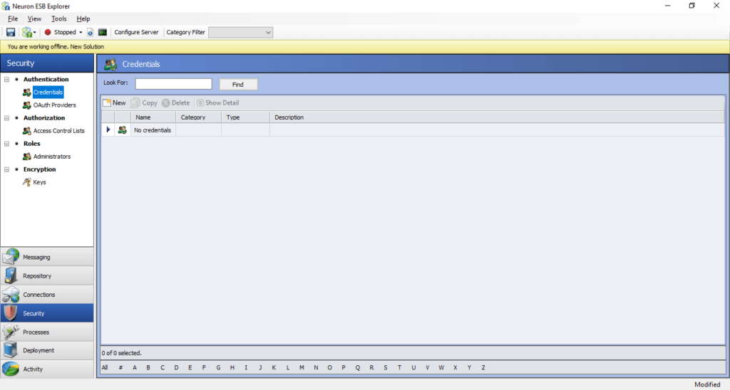 Configuring Certificate Credentials for Service Endpoints - Peregrine Connect