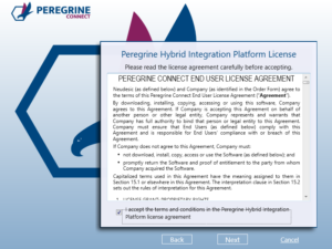 Installation - Peregrine Connect