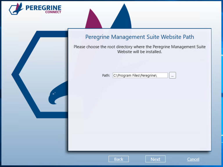 Installation - Peregrine Connect