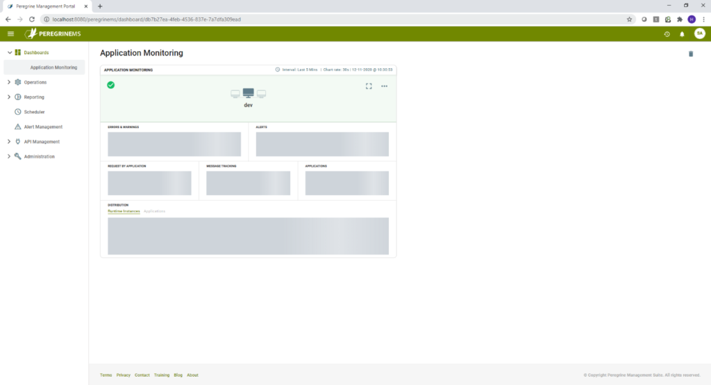 Getting Around the Management Suite - Peregrine Connect
