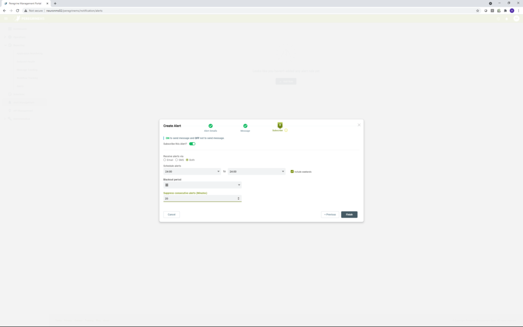 Reporting - Peregrine Connect
