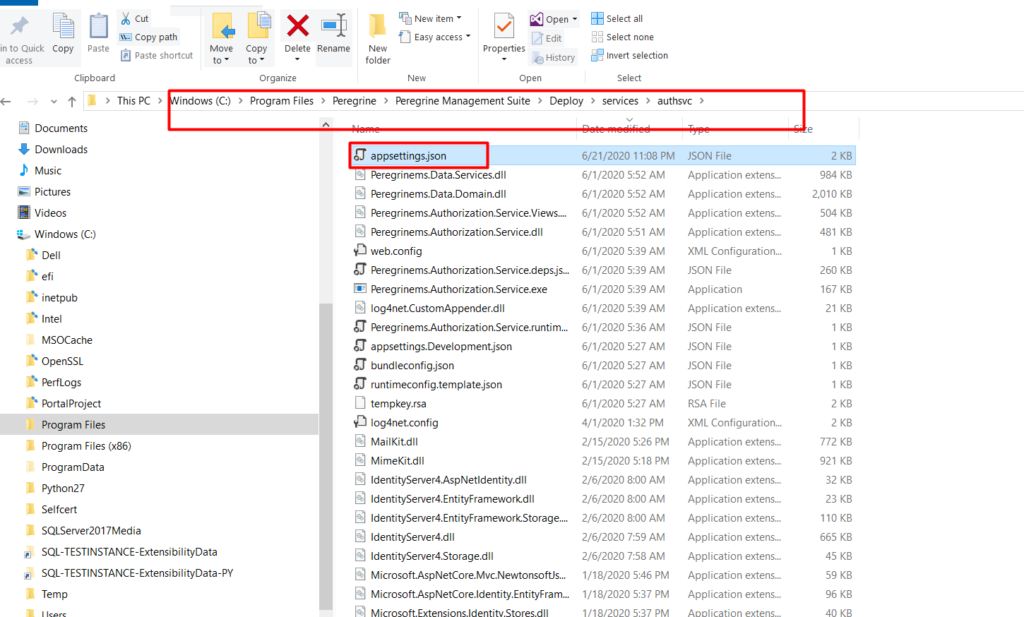 Appendix A - Peregrine Portal Secure Setup - Peregrine Connect
