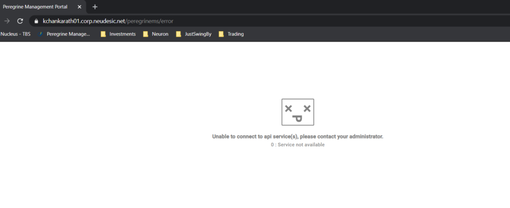 Appendix A - Peregrine Portal Secure Setup - Peregrine Connect