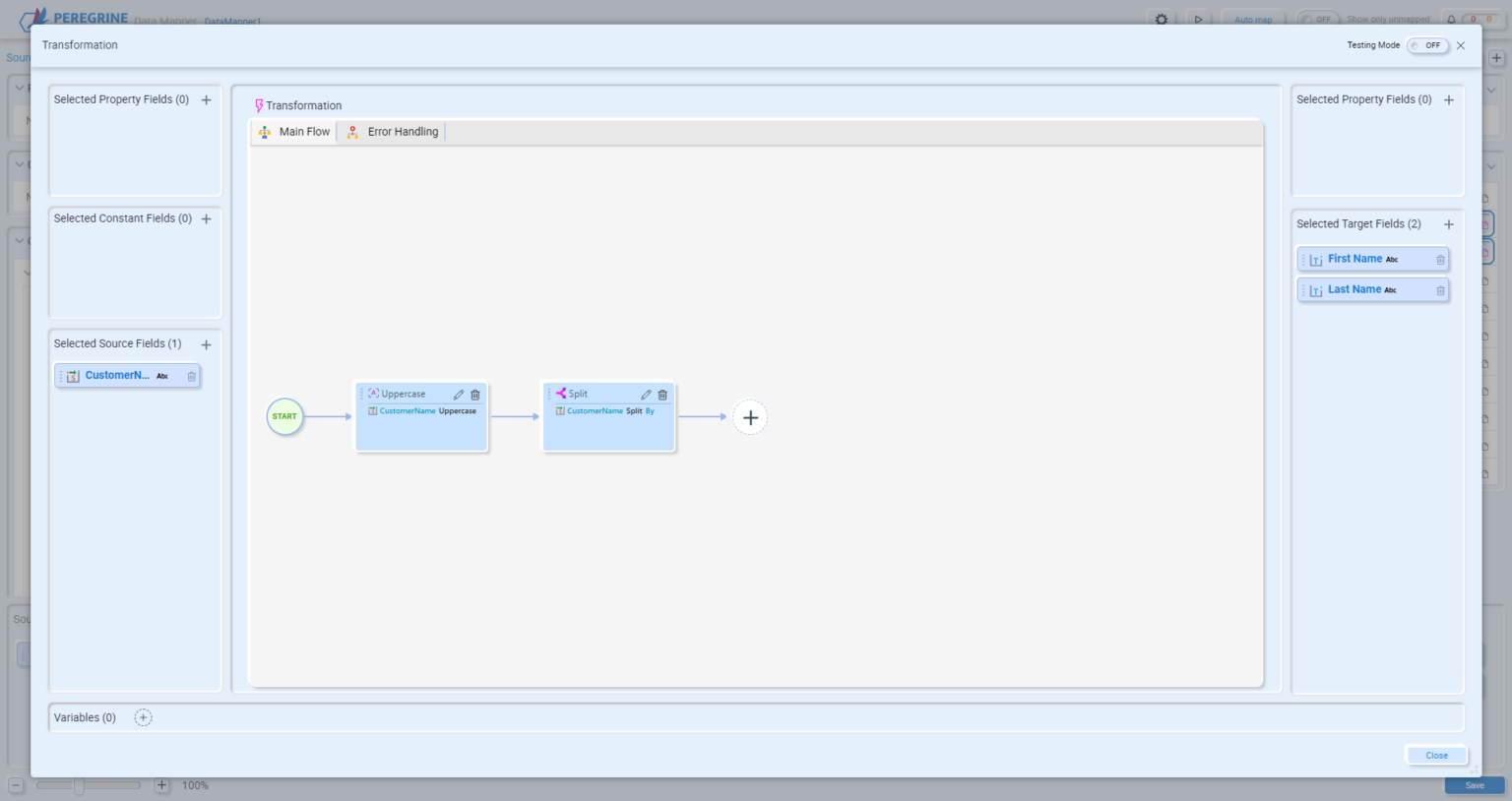 Transformations - Peregrine Connect